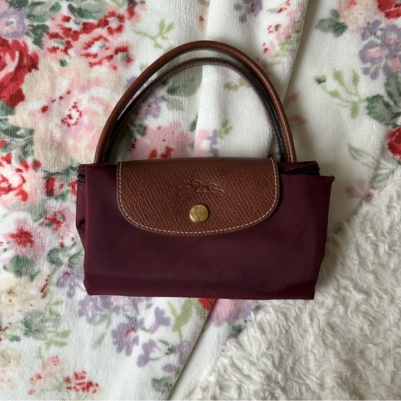 Longchamp | Bags | Small Longchamp Le Pliage Original Top Handle Bag ...
